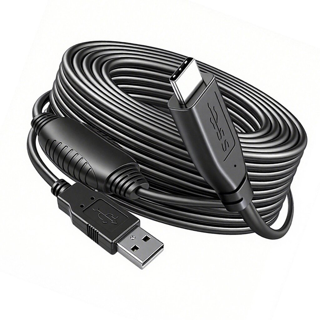 Удлинительный кабель USB-Type C для конференц-камеры, кабель для зарядки жесткого диска-10 м