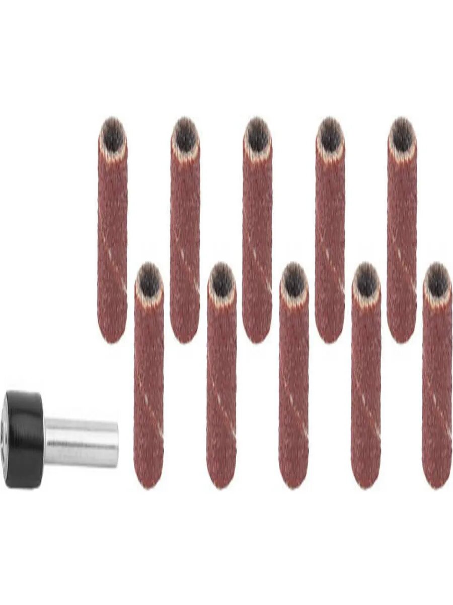 D 6.25 мм, Р 80 (5шт), Р 120 (5шт) набор шлифовальных абраз