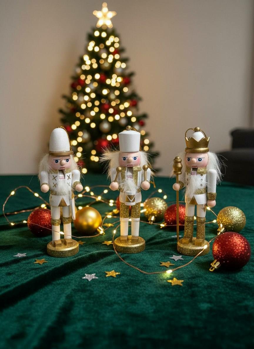 Щелкунчик деревянный, новогодняя игрушка на ёлку, сувенир, новогодние украшение.