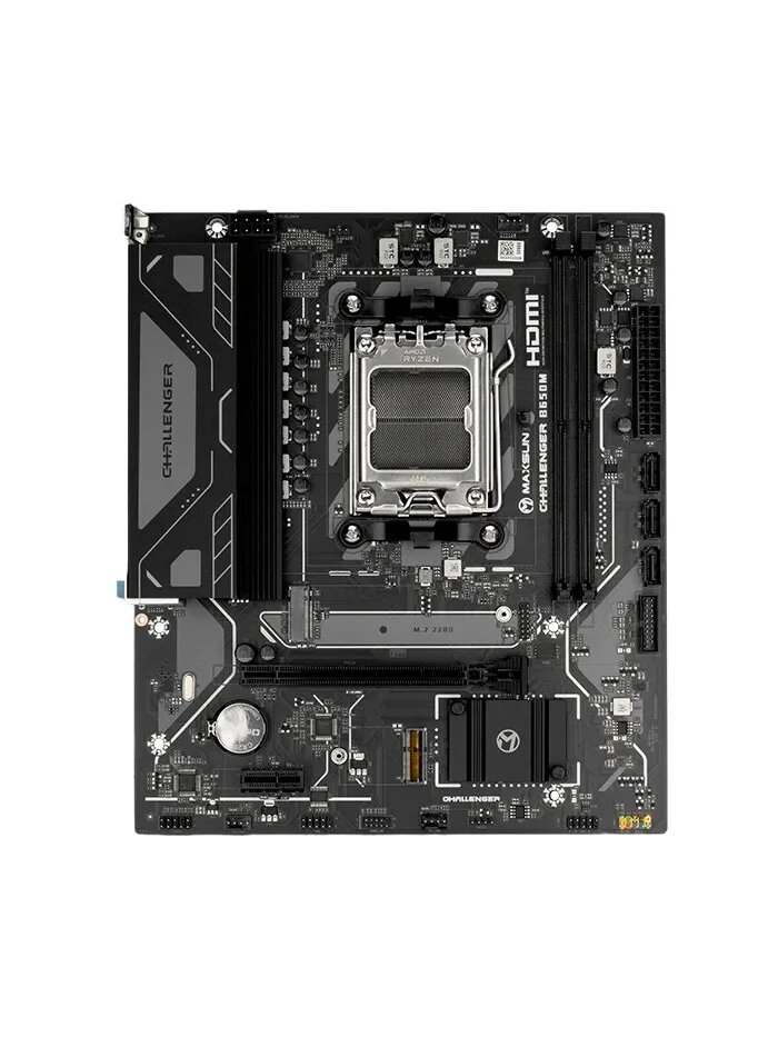 Материнская плата MAXSUN MS-Challenger B650M V2 mATX AM5 AMD B650 2xDDR5 (128ГБ)