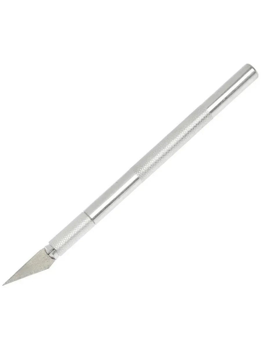 Нож скальпель макетный канцелярский + 5 лезвий