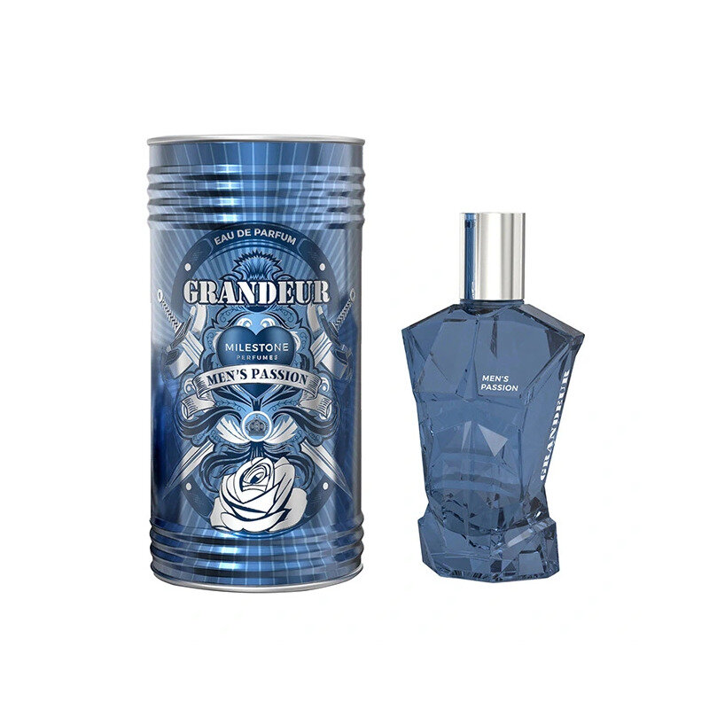 Парфюмерная вода для мужчин Milestone Grandeur Men S Passion 100 мл / Духи Майлстоун Грандер Менс Пэшн / Мужская страсть