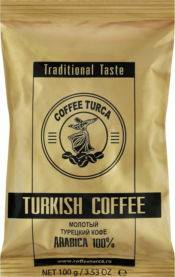Кофе молотый COFFEE TURCA Turkish Coffee м/у (Россия) 100г