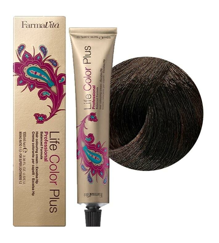 Farmavita Краска-крем для волос Life Color Plus 5.0 Светло-коричневый