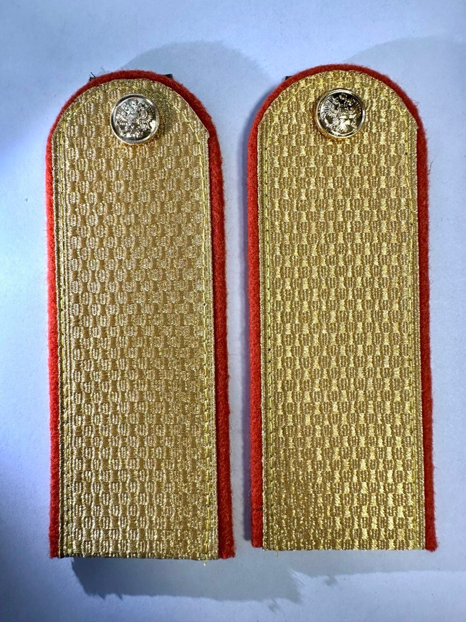 Погоны Мчс золотые с фурнитурой Картон звание Рядовой