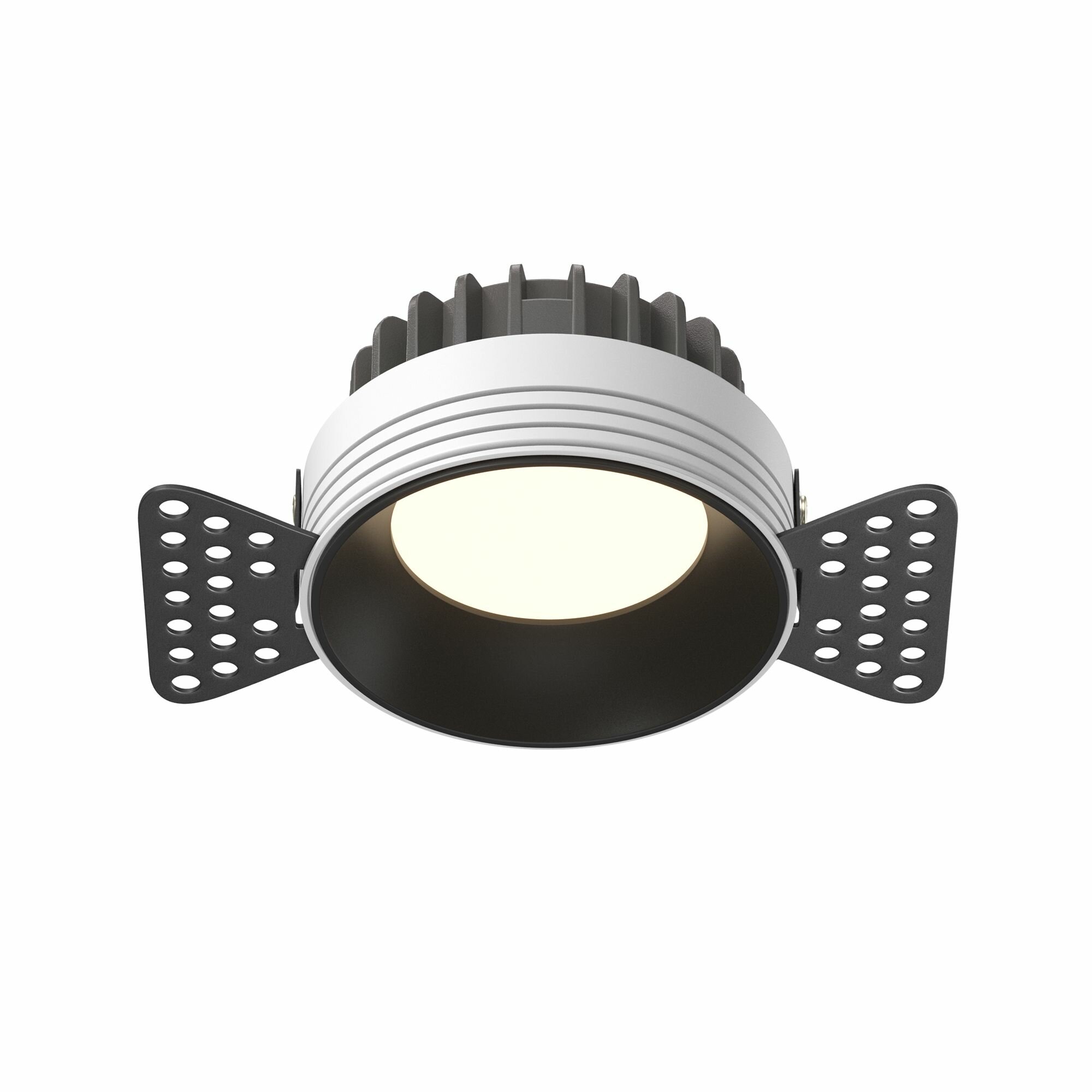 Встраиваемый светильник Technical Okno D83xH47 мм LED цвет черный, арт. DL055-8W3-4-6K-TRS-B