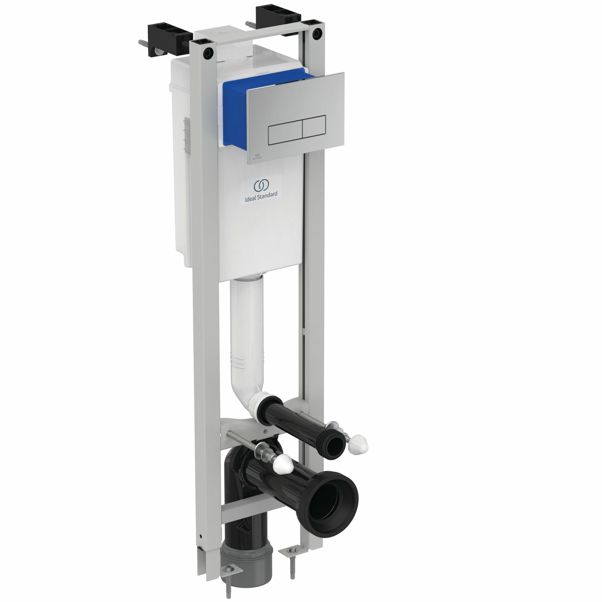 Встраиваемая инсталляция для монтажа подвесных унитазов PROSYS ECO FRAME M c хромированной панелью смыва E2332AA