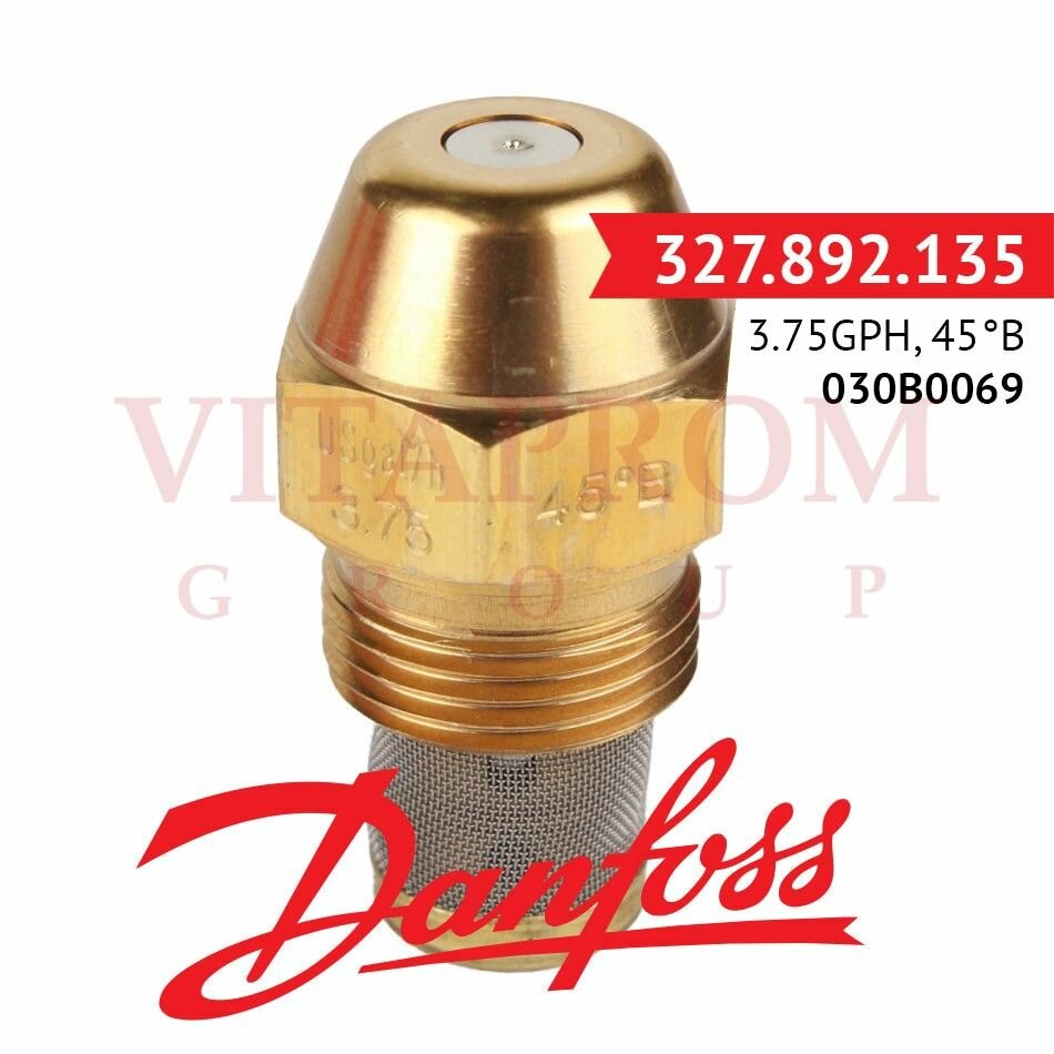 Форсунка Danfoss 3.75GPH, 45B, 030B0069 — фото 1