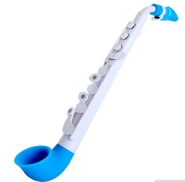 Британский пластиковый саксофон Nuvo jSAX — это легкий, водонепроницаемый пластиковый инструмент для обучения взрослых