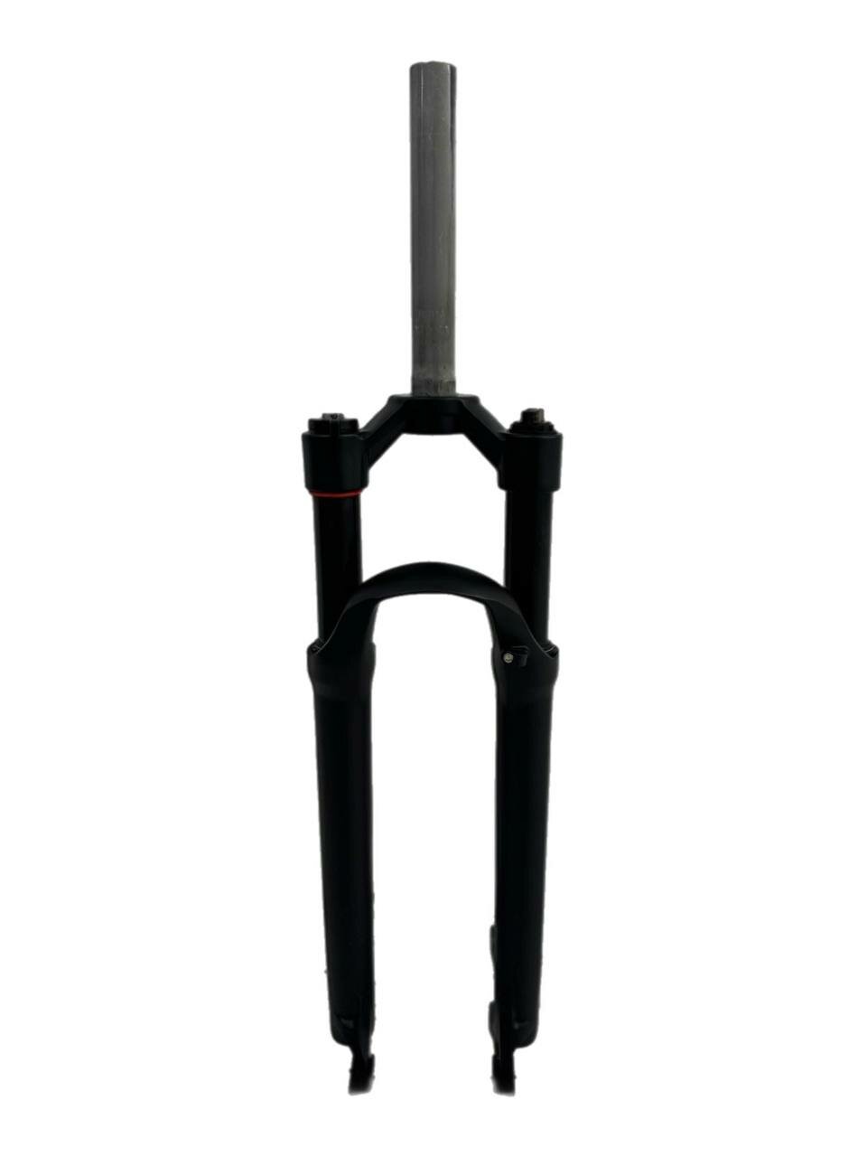 Вилка амортизационная алюминиевая литая с блокировкой 29" дюймов безрезьбовая ход 60 мм. с дисковой тормозной системой.