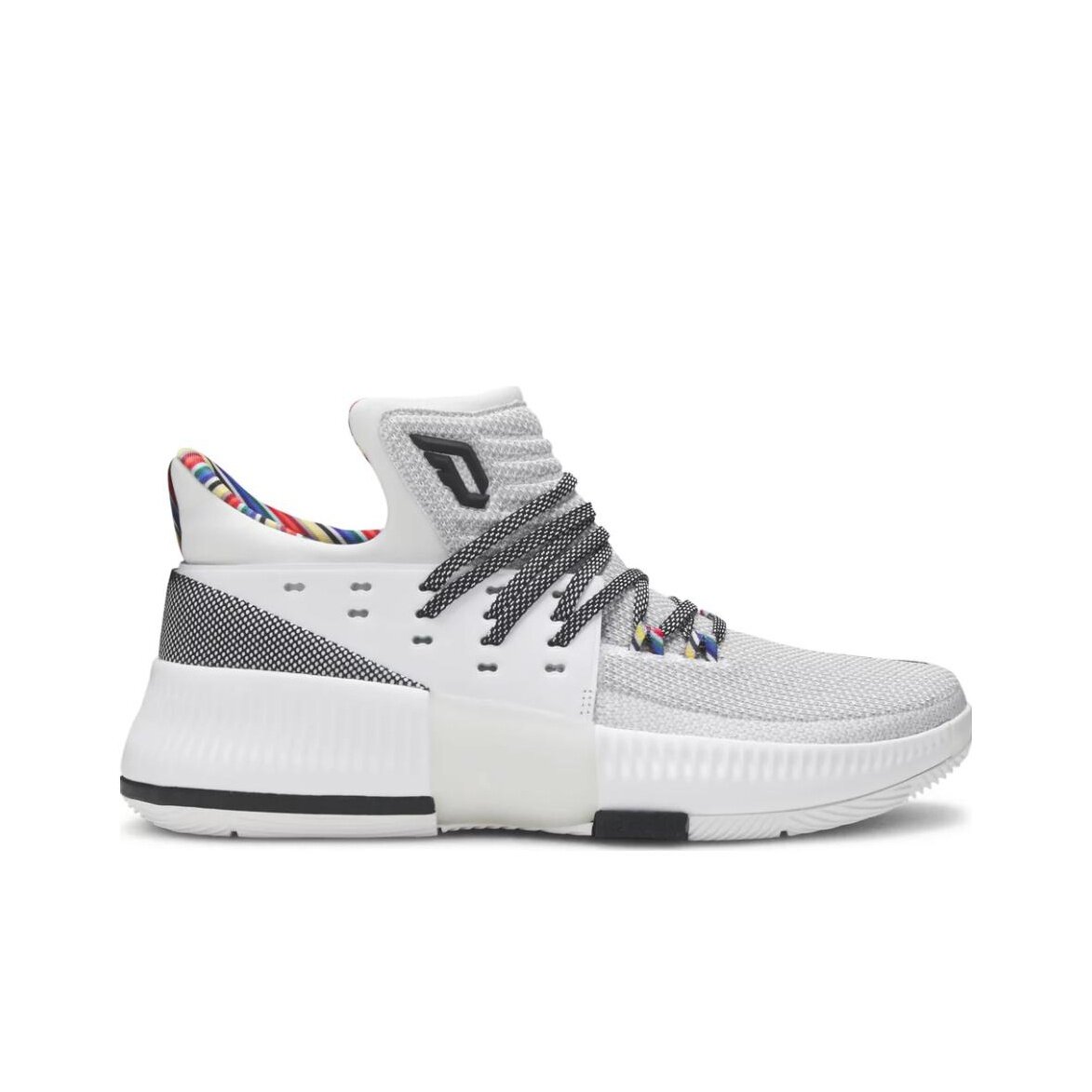 Кроссовки adidas D lillard 3, размер EU 43 стопа (26.5CM), серый — фото 1