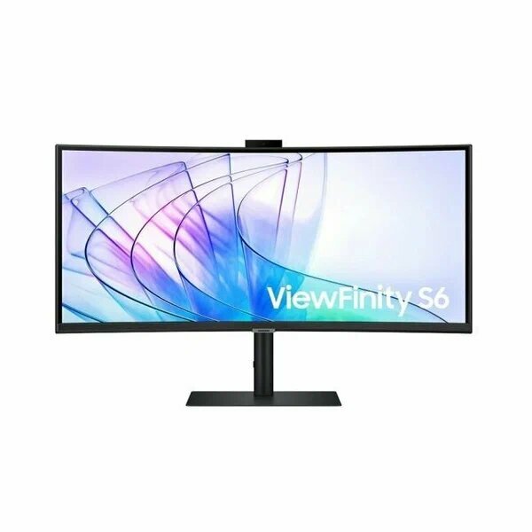 Монитор Samsung 34 ViewFinity S6 S34C650VAIXCI черный VA LED 5ms 21:9 M/M Cam полуматовая HAS Piv 30