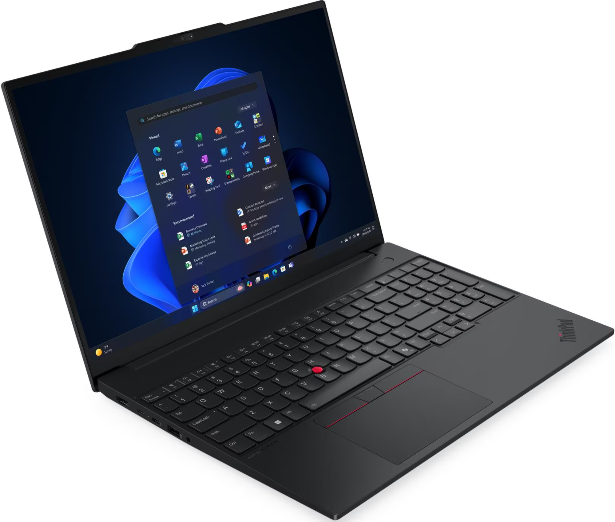 Ноутбук Lenovo ThinkPad E16 Gen 3 21TF004RFW (Core Ultra 5 2200 MHz (210H)/16384Mb/512 Gb SSD/16"/1920x1200/Нет (Без ОС))