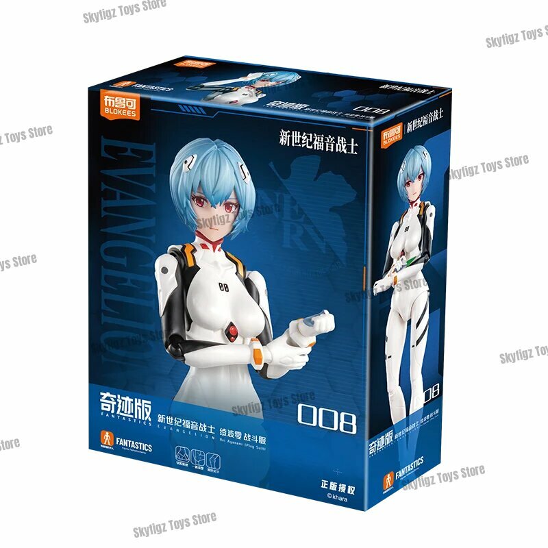 Фигурка BLOKEES Evangelion Аска Аянами Рей Мари Зеро, Цвет: Ayanami Rei