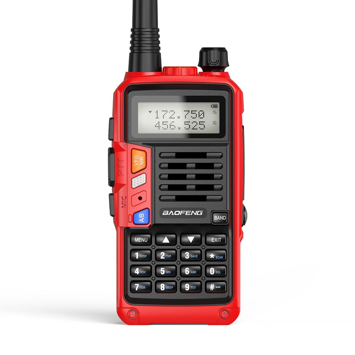 Радиостанция Baofeng UV-S9 PLUS 10W Green, 10 Вт, 2200 мАч, 136-174 МГц (VHF), 400-470 МГц (UHF)