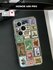 Чехол на Honor 400 Pro / Хонор 400 Про с принтом Коллаж из марок