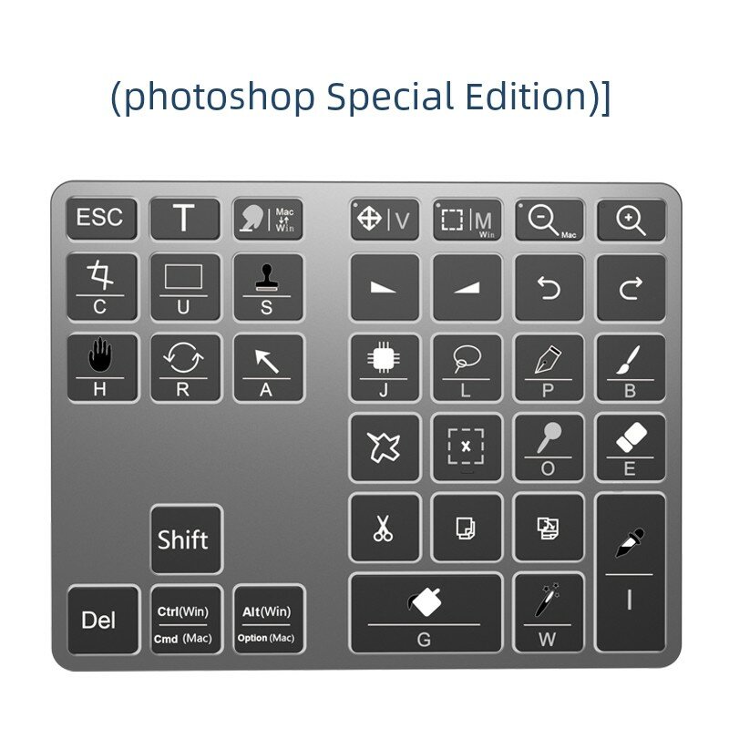 Ассистент для создания анимации в Photoshop с клавишными сокращениями, беспроводной Bluetooth, превосходная анимация,