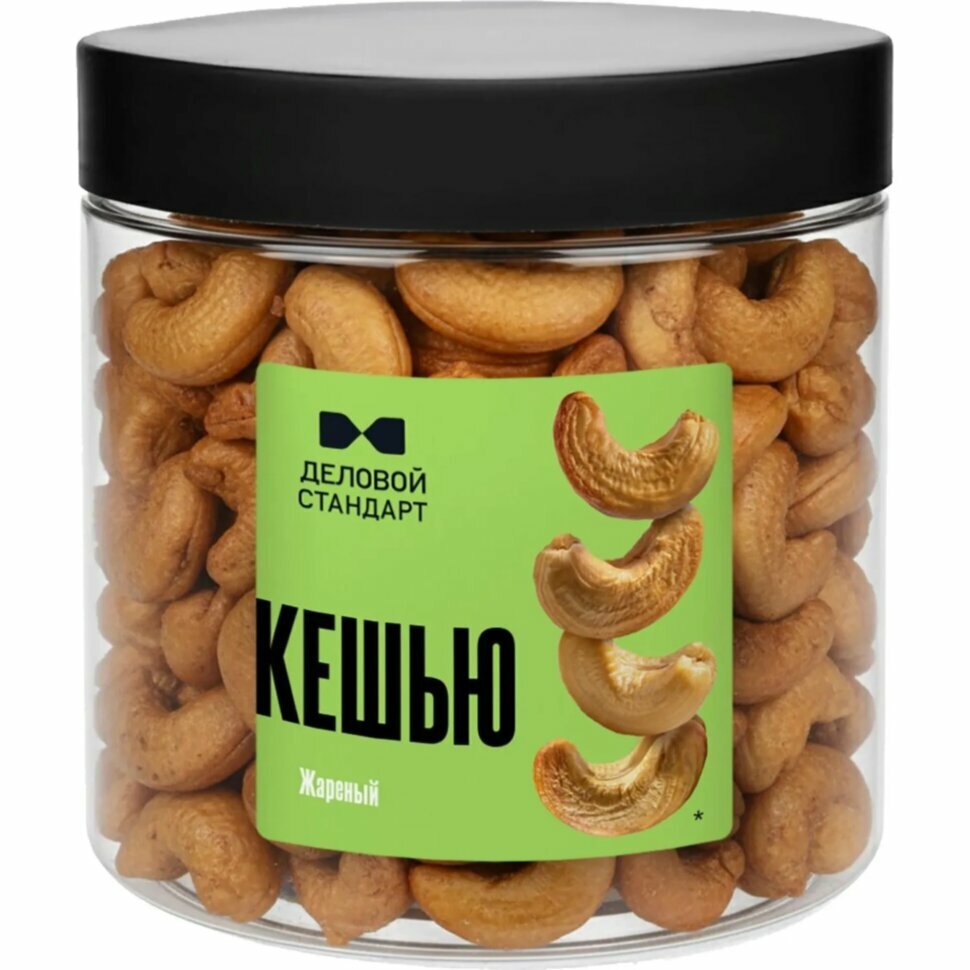 Кешью Деловой Стандарт жареный в банке, 250 г, 2341584