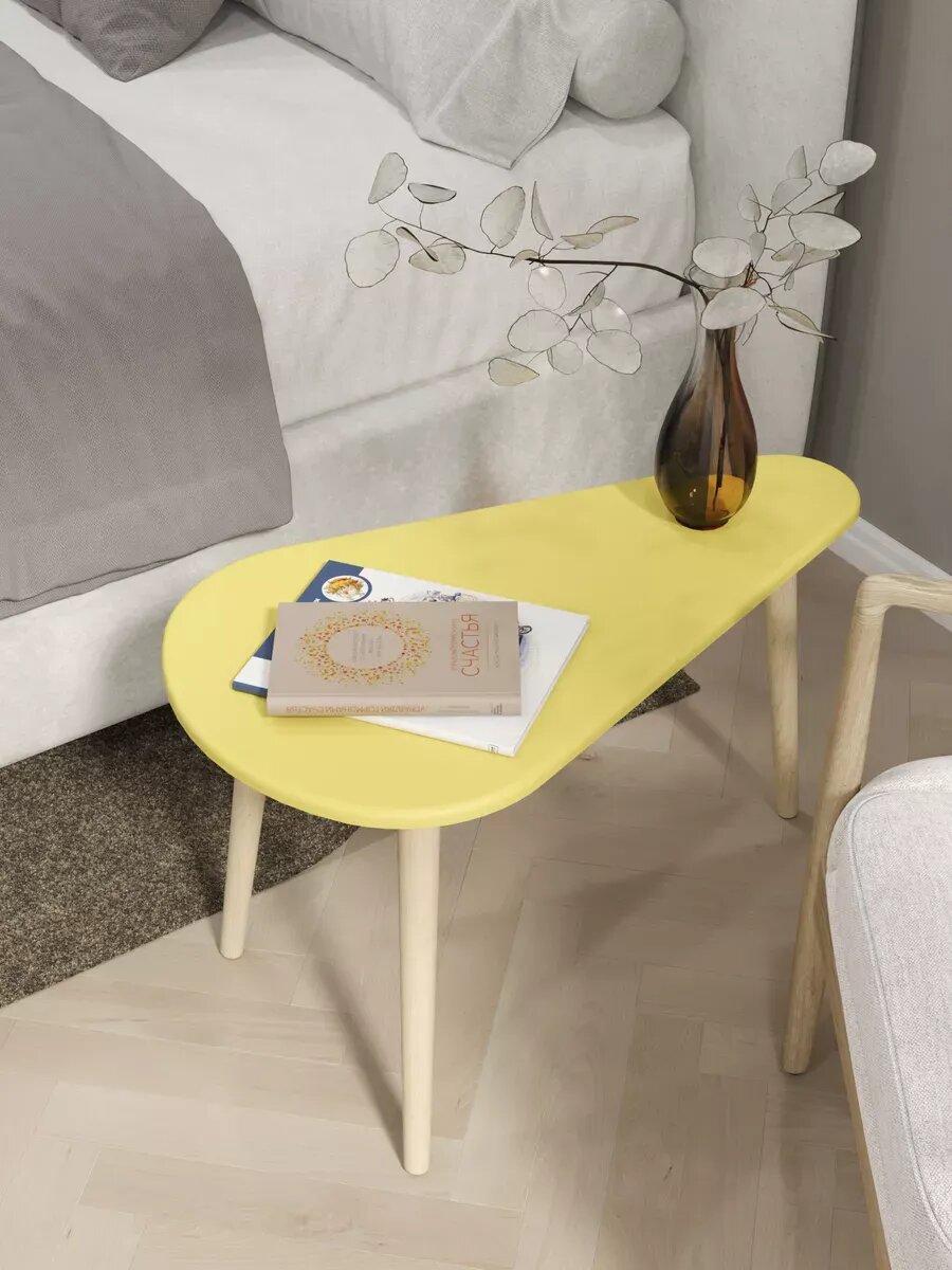 Столик журнальный каплевидный, от производителя