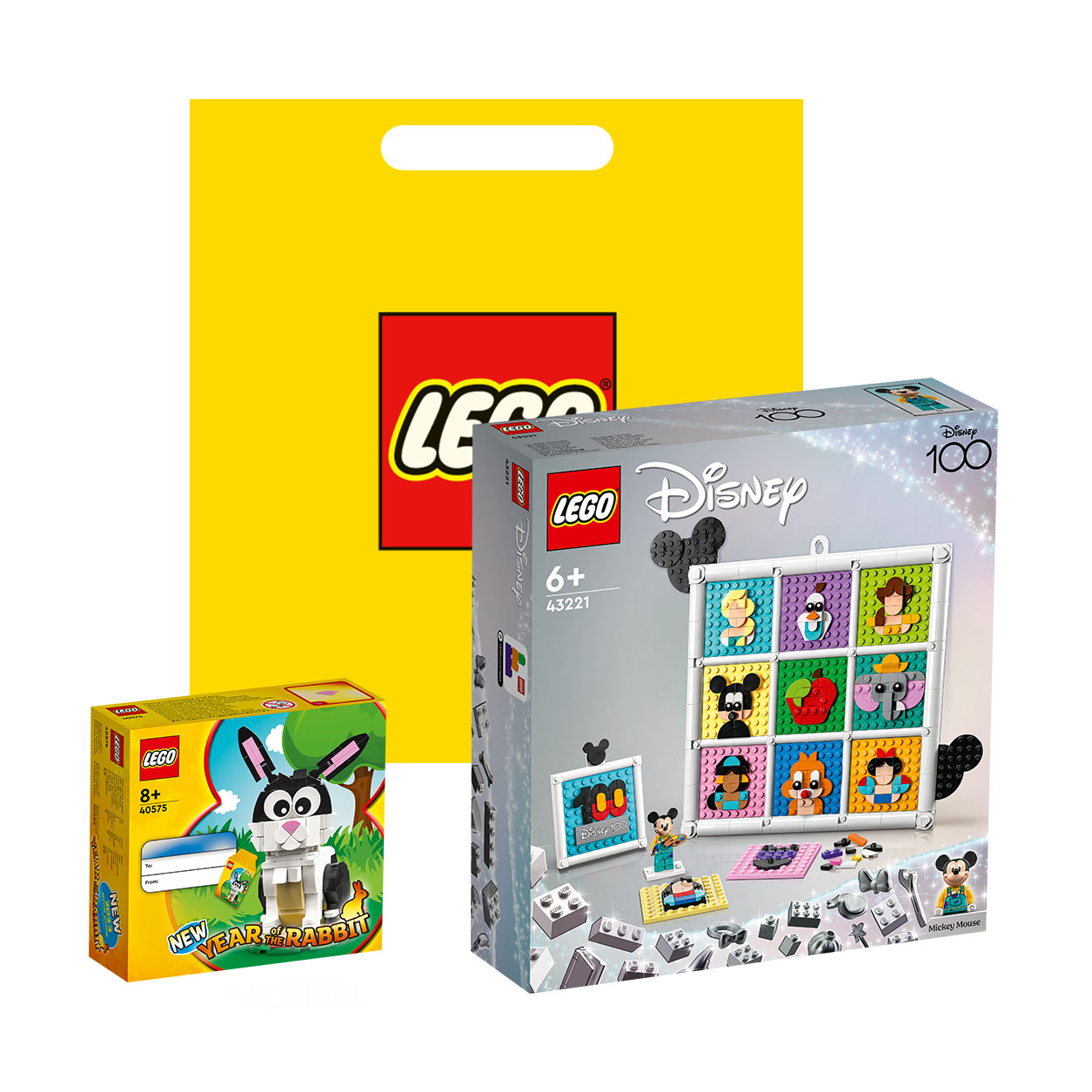 Набор конструктора унисекс LEGO 43221 Disney Иконы классической анимации к 100-летию, 1022 детали