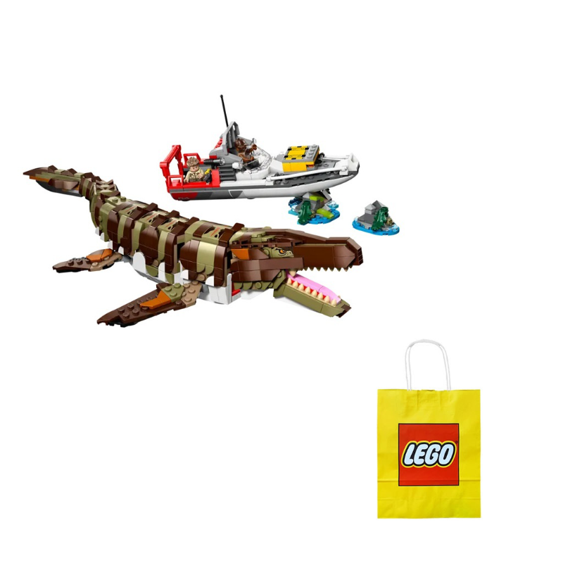 LEGO Jurassic World Dinosaur Suit, Dragon Ship Mission Building Blocks 858pcs 76974 null