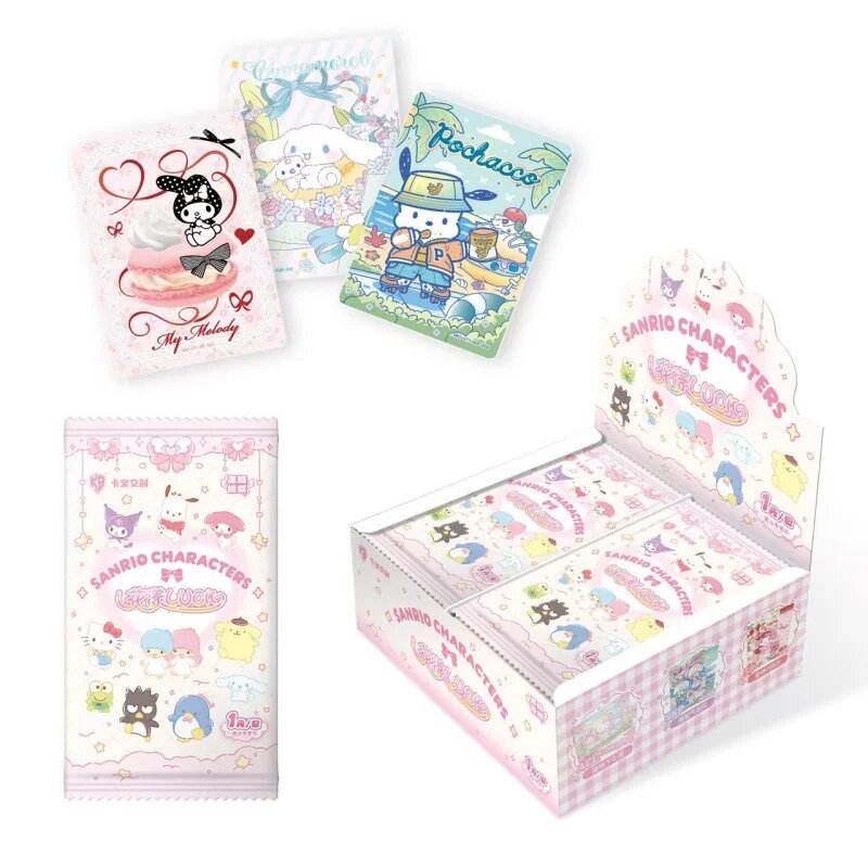MINISO Оригинальные коллекционные карточки KABAO Sanrio - Hello Kitty My Melody Glitter Collectible Cards 01-006T - Подарочная карточка на день рождения для девочки,