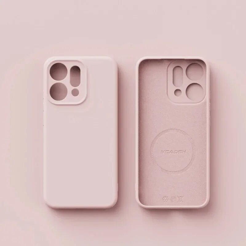 Чехол OPPO Find X9 Pro, силикон, розовый MLD Pink