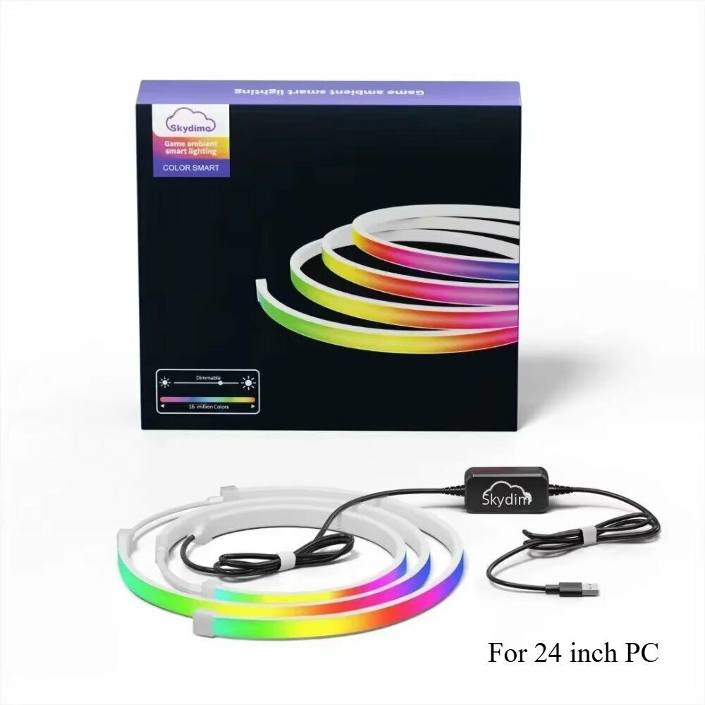 Skydimo Monitor Ambilight Lights For 24 Inch PC ESport Gamer RGB-полоса, Компьютерный Дисплей AURA LED 5V USB