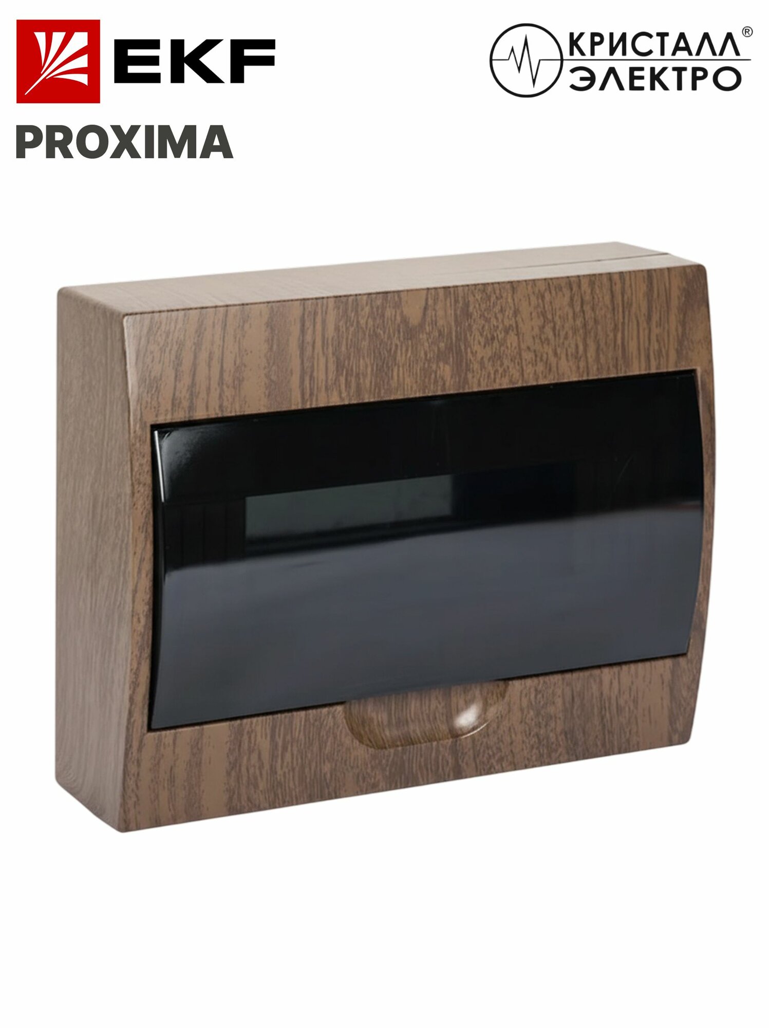 Щиток для автоматов 12мод навесной темное дерево IP41 ЩРН-П EKF PROXIMA