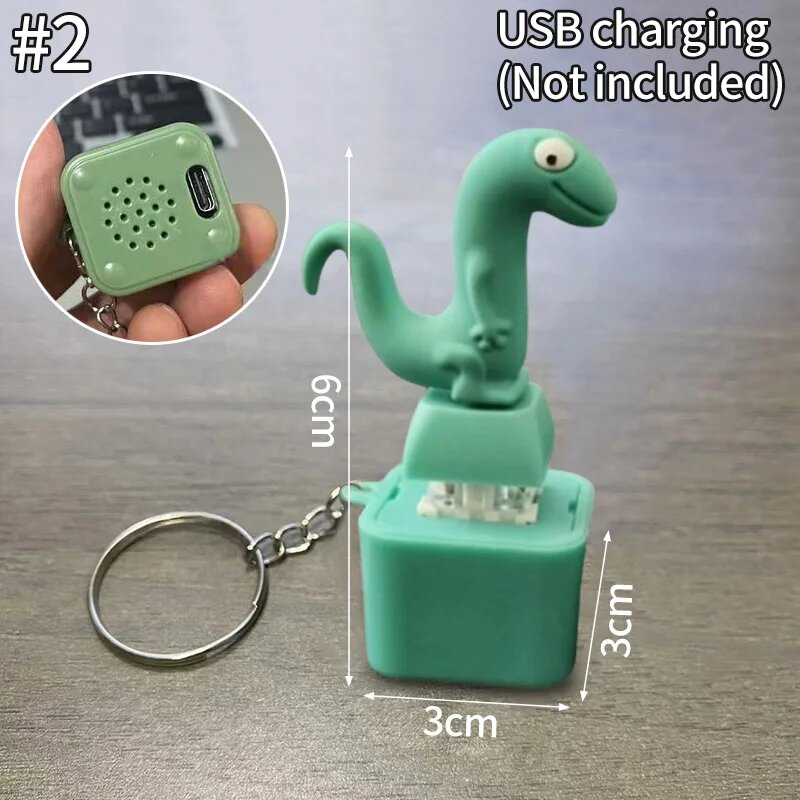 Брелок-лягушка музыкальный, S27-USB charging