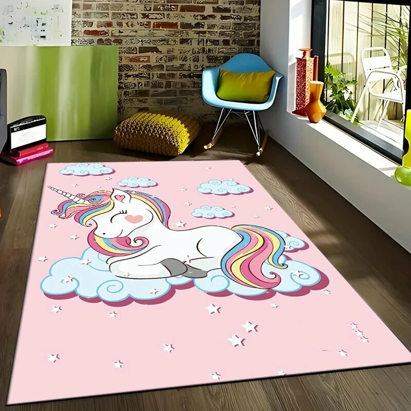 Декоративный ковёр HAISILK MOON Единорог，160*200CM