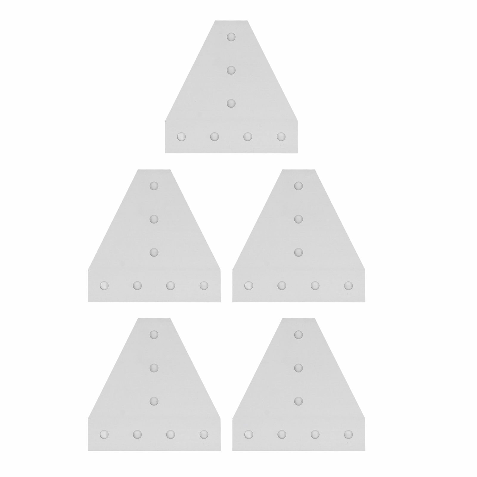 Прямоугольные соединительные пластины 5 шт