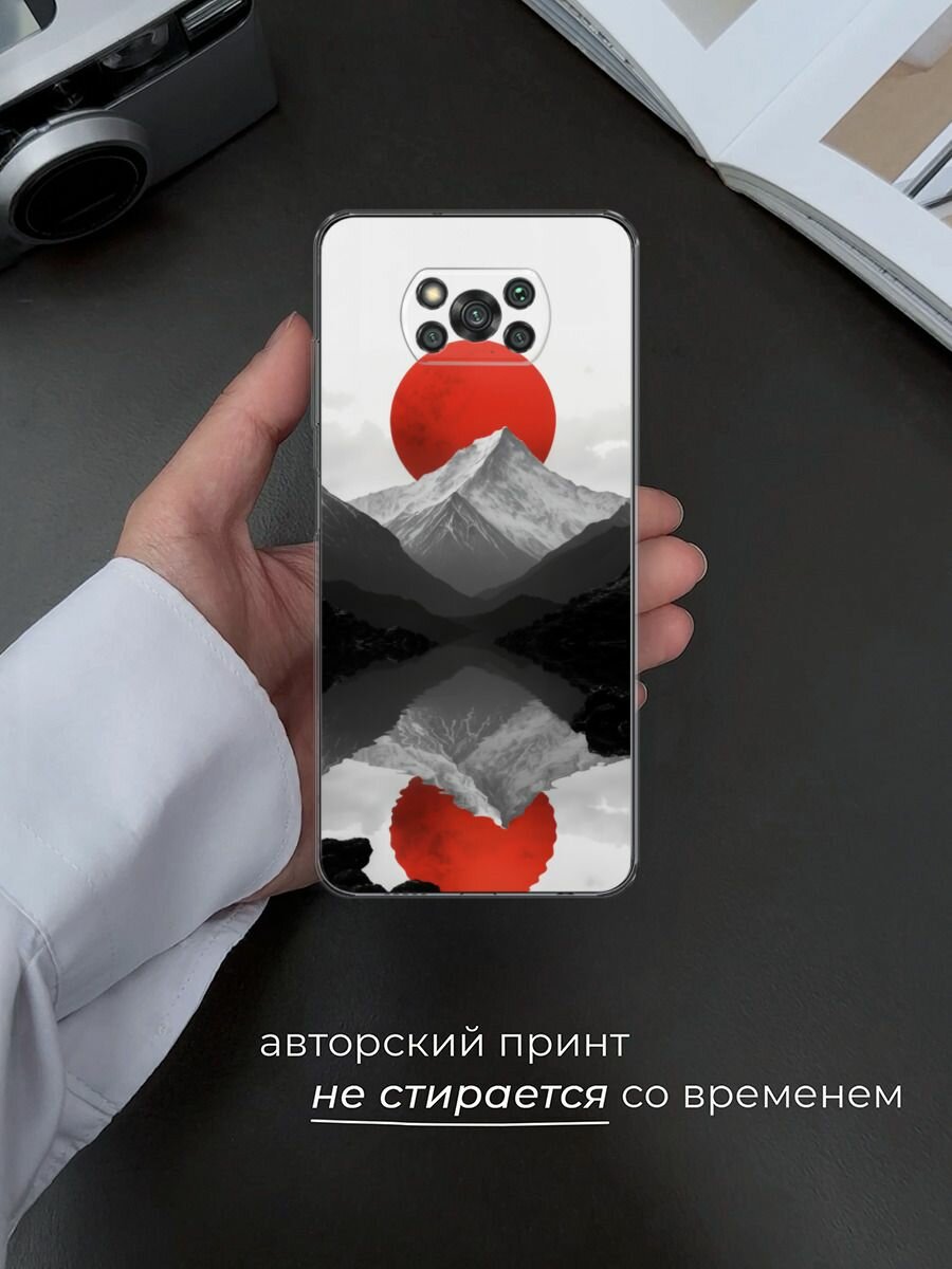 Чехол на Xiaomi Poco X3/X3 Pro / Поко X3/X3 Pro с принтом Белая гора — фото 1