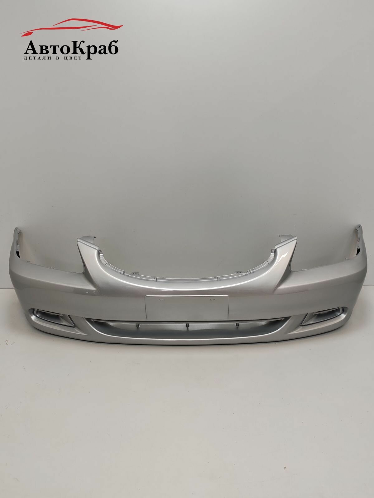 Бампер передний в цвет для Хендай Акцент 1999-2012 г. S01 - SERY KVARZ светло серый