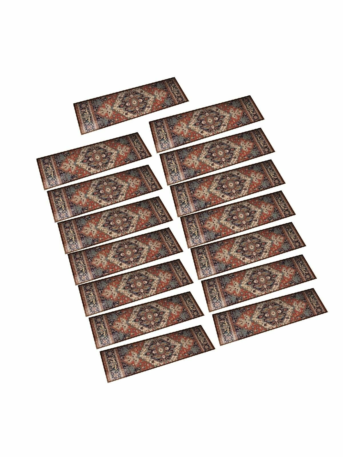 Ковры и ковровые дорожки,15 штук, коврик для лестницы с рисунком в европейском стиле- 04