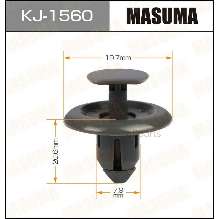 MASUMA KJ1560 1560-KJ покер пластм. Крепежный 'MASUMA'