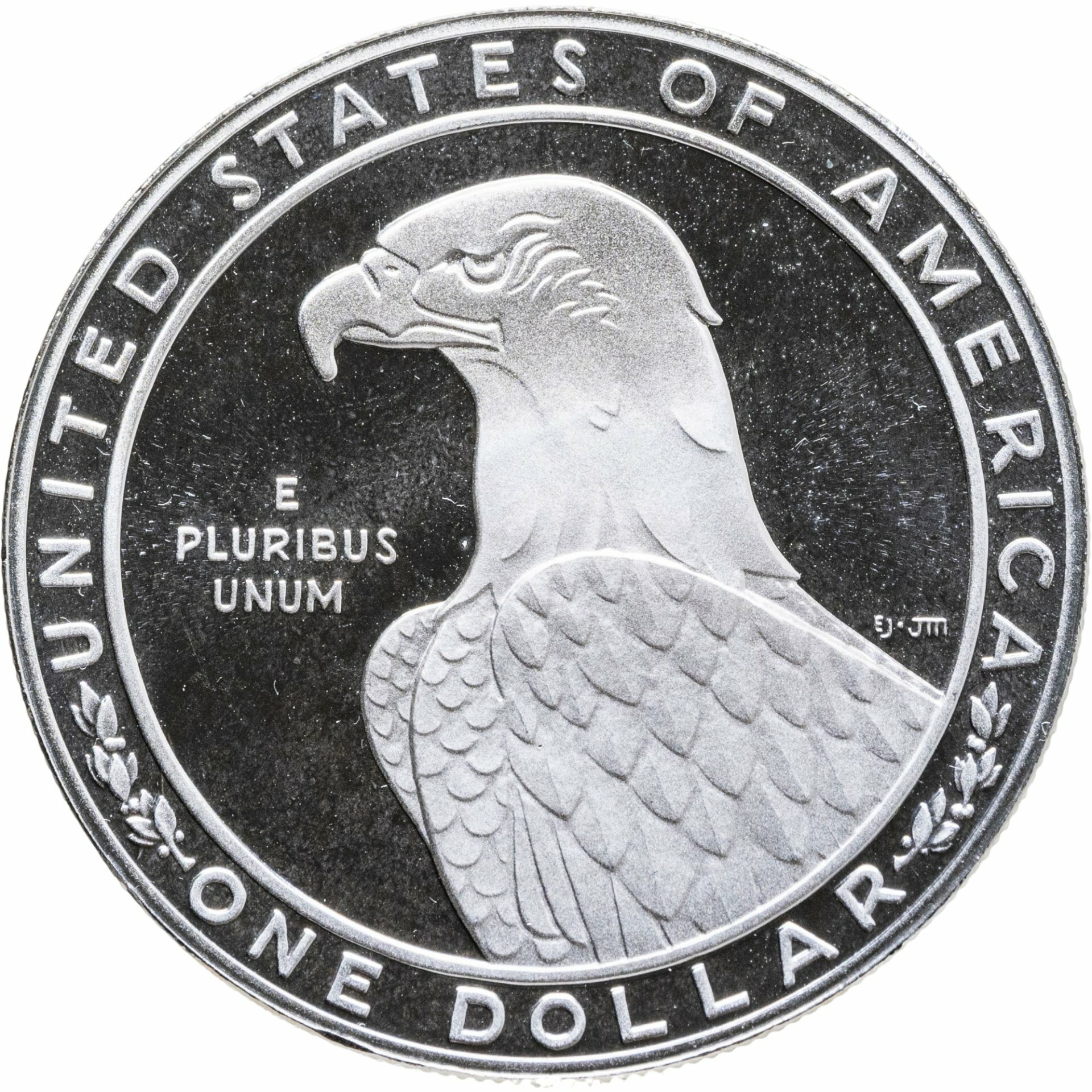 США 1 доллар 1983 S Proof "XXIII летние Олимпийские Игры - Дискобол" в капсуле, Серебро 900