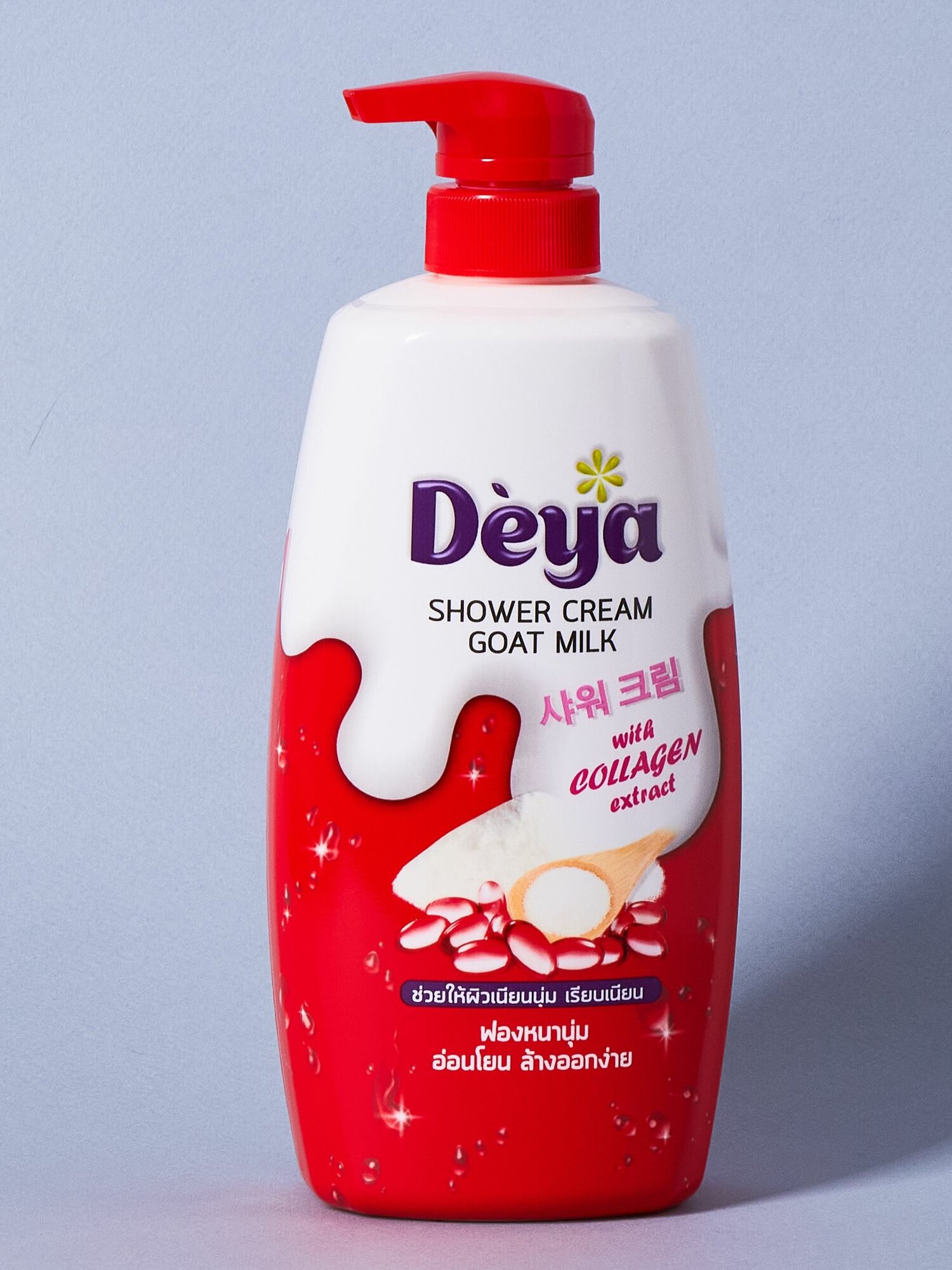 DEYA Гель для душа Козье молоко и Коллаген 765г Shower Cream Goat Milk With Collagen Extract