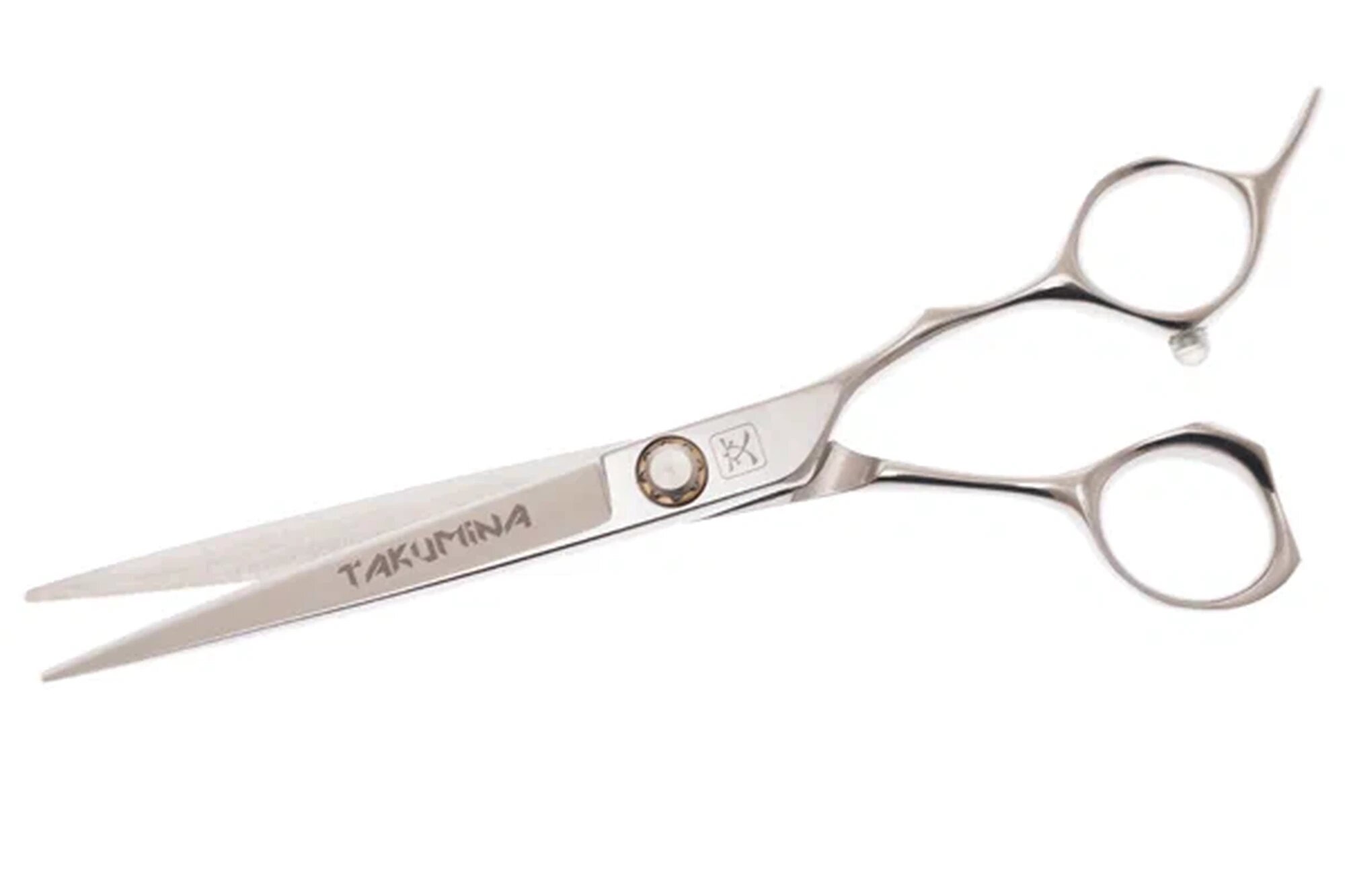 Ножницы парикмахерские Katachi Supreme Takumina, металл, 16,51 см, эргономичные, серебристые