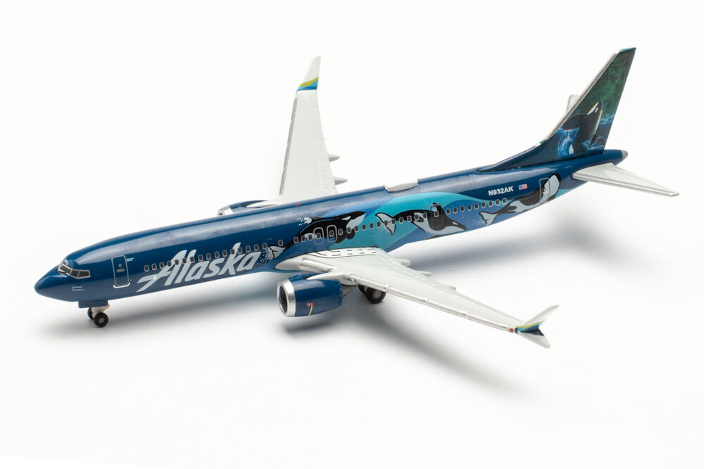 Herpa (Херпа) Модель самолета Boeing 737 MAX 9 Alaska Airlines