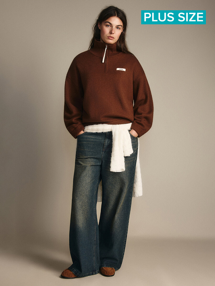 Джинсы широкие Woman Mix&Match 