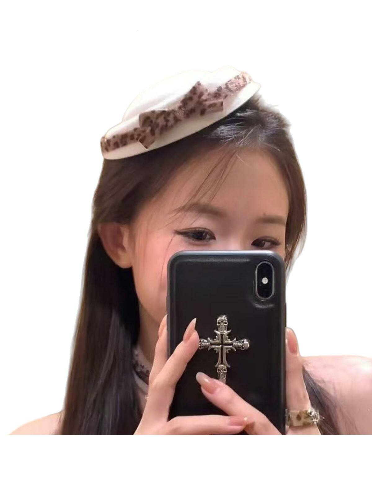 Стильная заколка-чародей с бантом с леопардовым принтом, женское модное украшение для волос