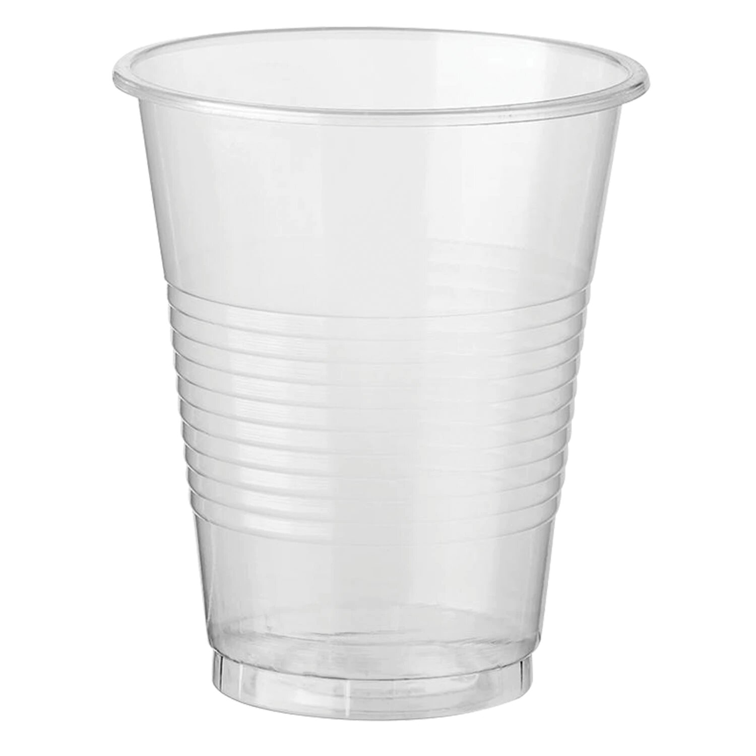 Стакан одноразовый особо плотный, 200 мл, пластиковый, "премиум", прозрачный, полипропилен, комплект 200 шт, 607740