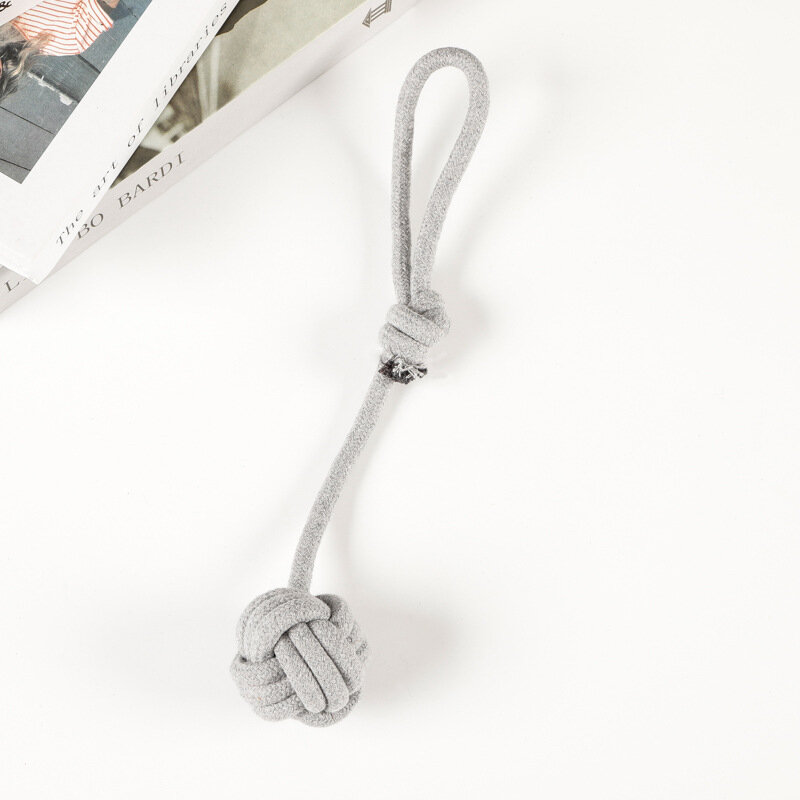 Набор игрушек для животных: японские и корейские хлопковые шарики-узлы, жевательные игрушки для животных, устойчивые к