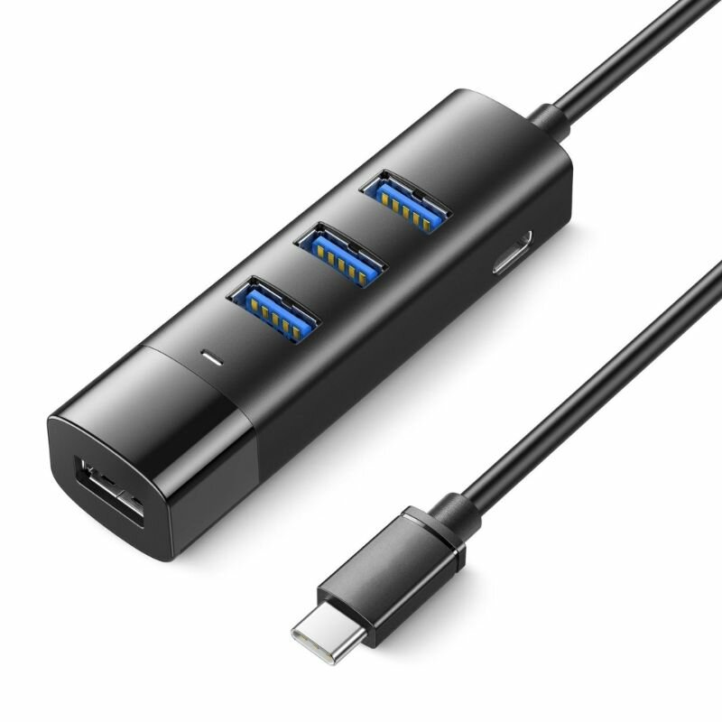 USB-разветвитель Type-C на 4 порта USB 3.0, 30cm - Тип C