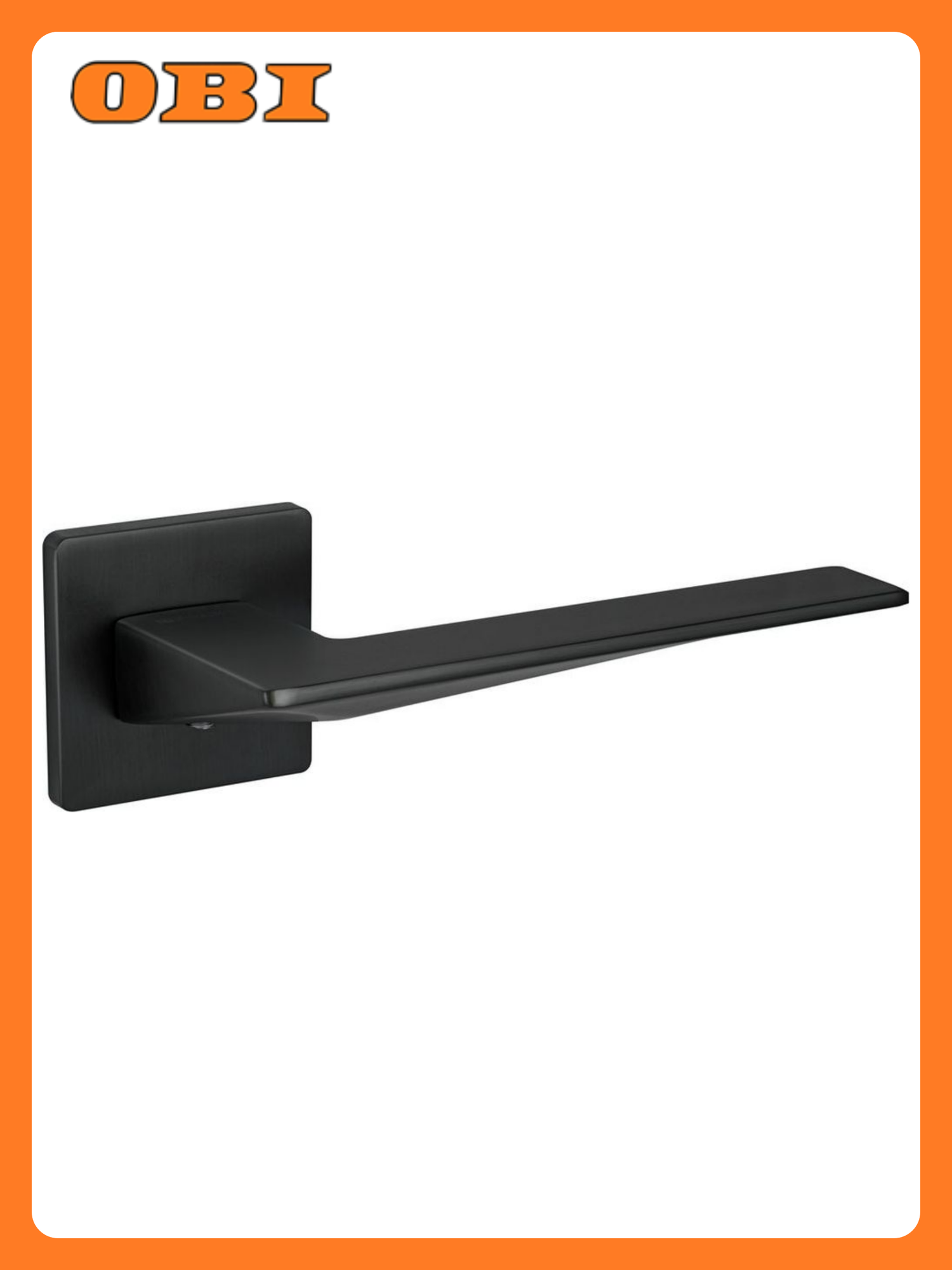 Дверная ручка раздельная K. SL52. PHANTOM (PHANTOM SL) BL-24 черный