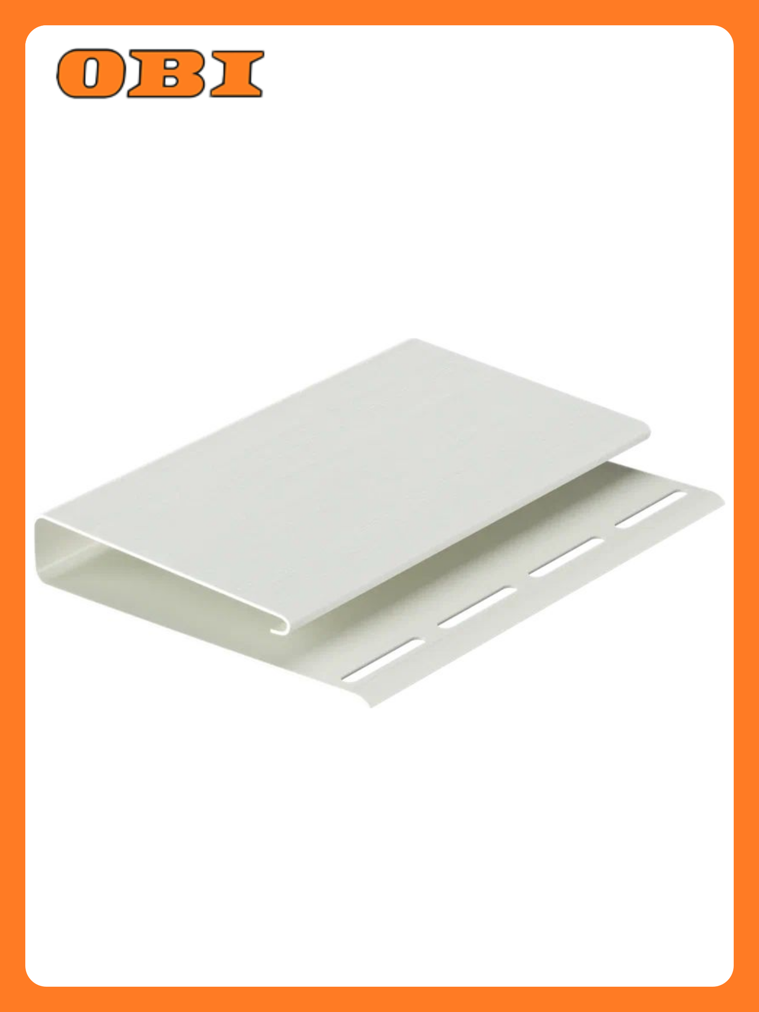 Угол внешний Docke, винил, влагоустойчивый, морозостойкий, защита от УФ, 75х300 мм, белый