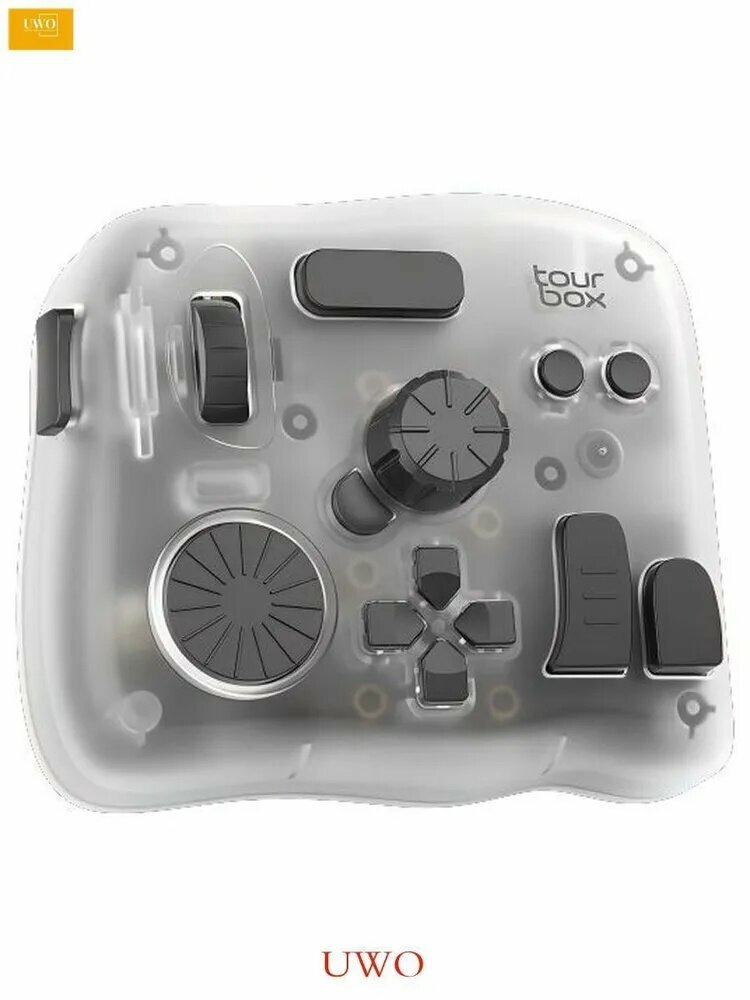 TourBox Мышь беспроводная TourBox Elite, прозрачный