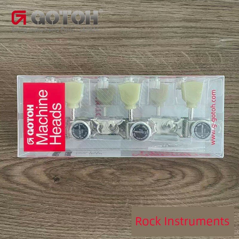 Комплект GOTOH ST TELE SD90MG-T с никелевым камнем и фиксатором, 3 слева и 3 справа