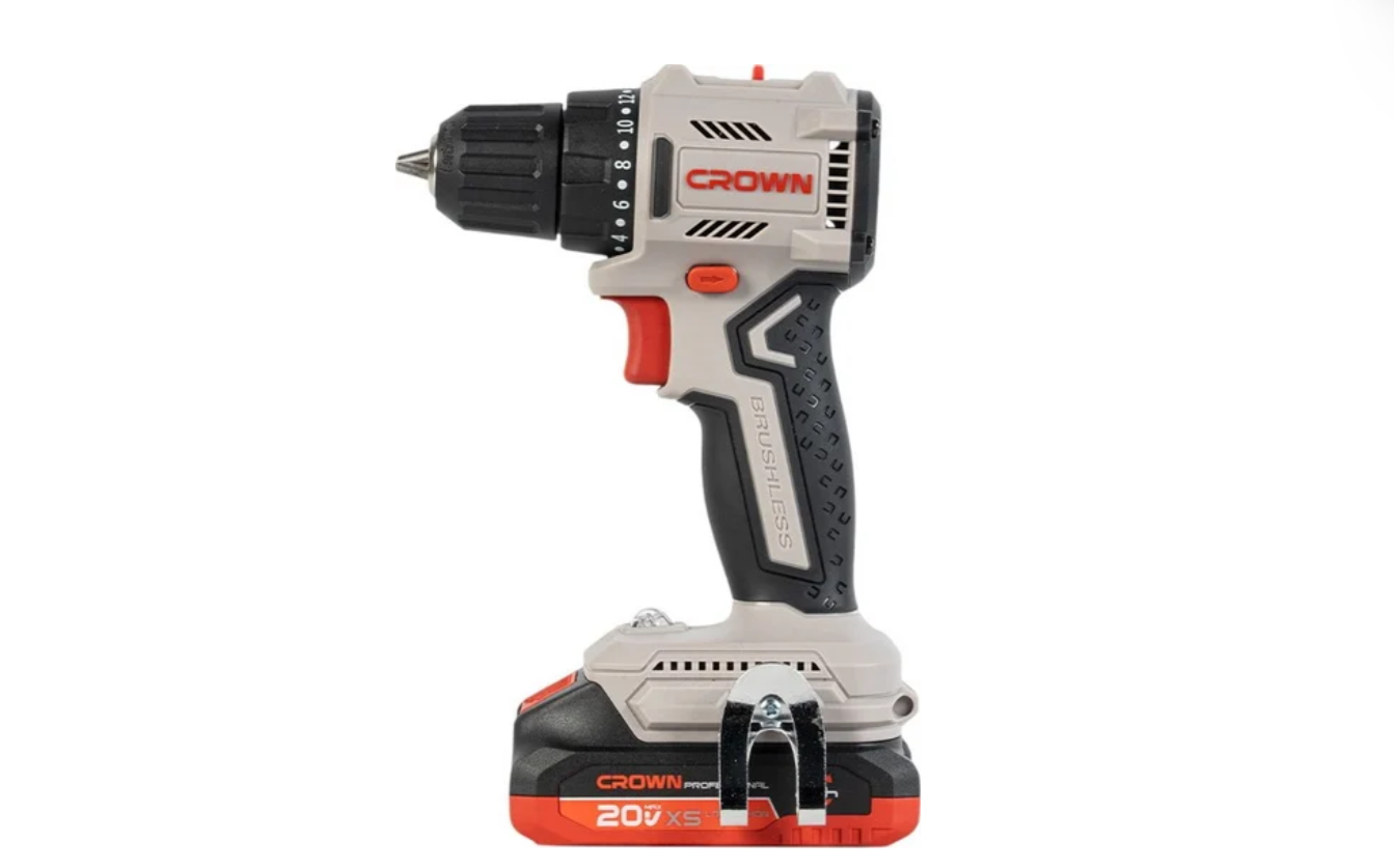 Дрель-шуруповерт Crown CT21131XS-2 BMC (с 2-мя АКБ, кейс)